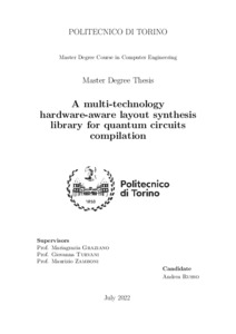 A multi-technology hardware-aware layout synthesis library for quantum circuits compilation ...